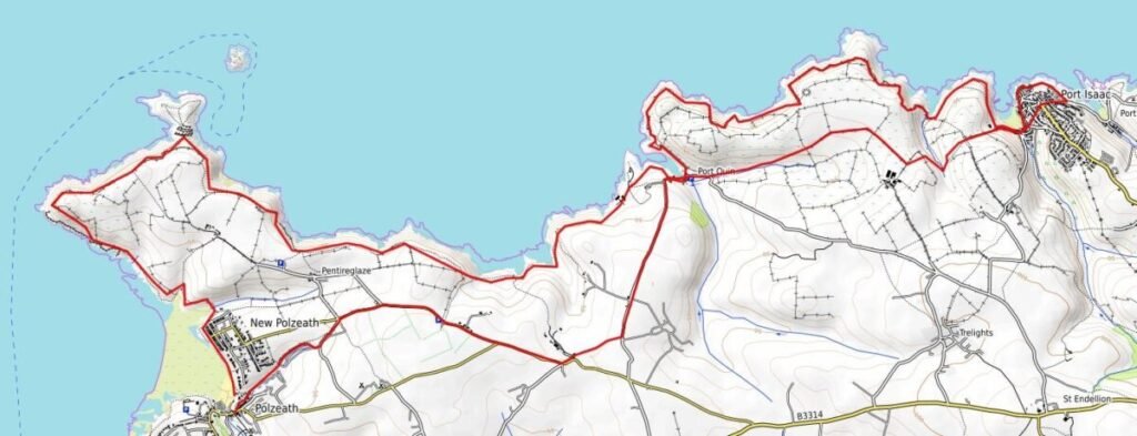 Circular Walk: Polzeath to Port Quin to Port Isaac - PMP